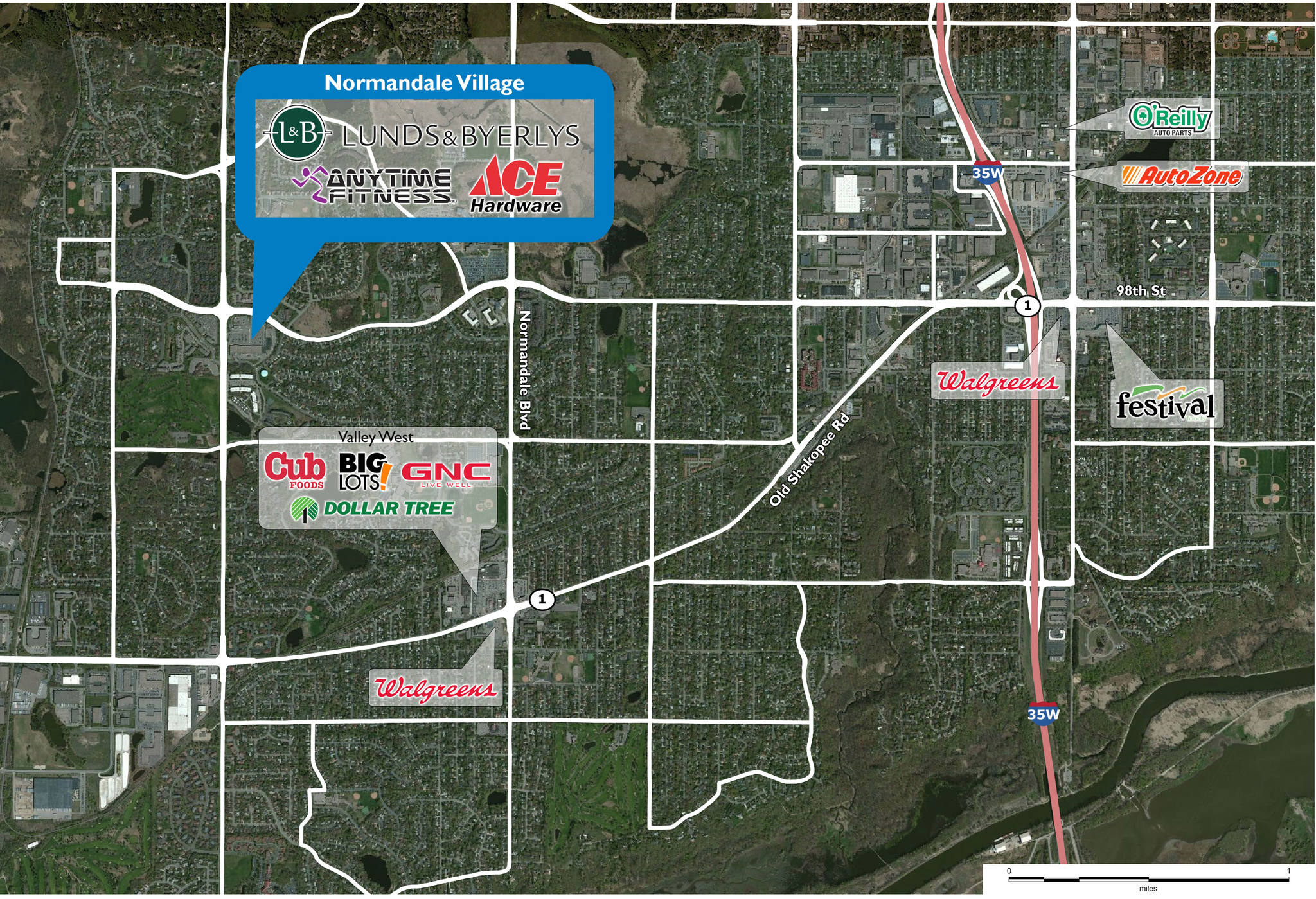 Retail Space for Lease in Bloomington, MN | Normandale Village | PECO